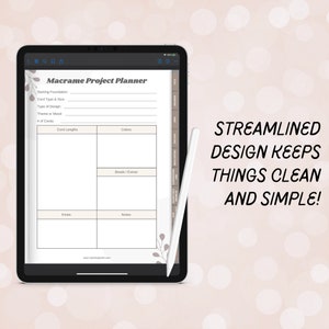 Macrame Project Planner - Digital & Printable 2 Pack! *DIGITAL PDF PLANNER* - Printable Craft ...