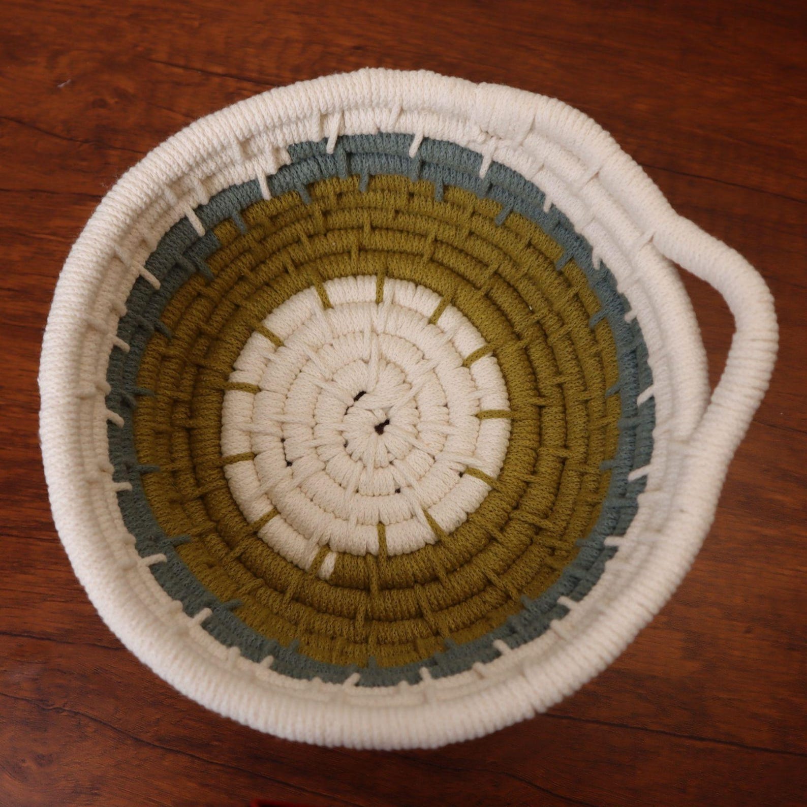 Coiled Basket Pattern | Easy Rope Basket Tutorial | DIY Coil Basket ...