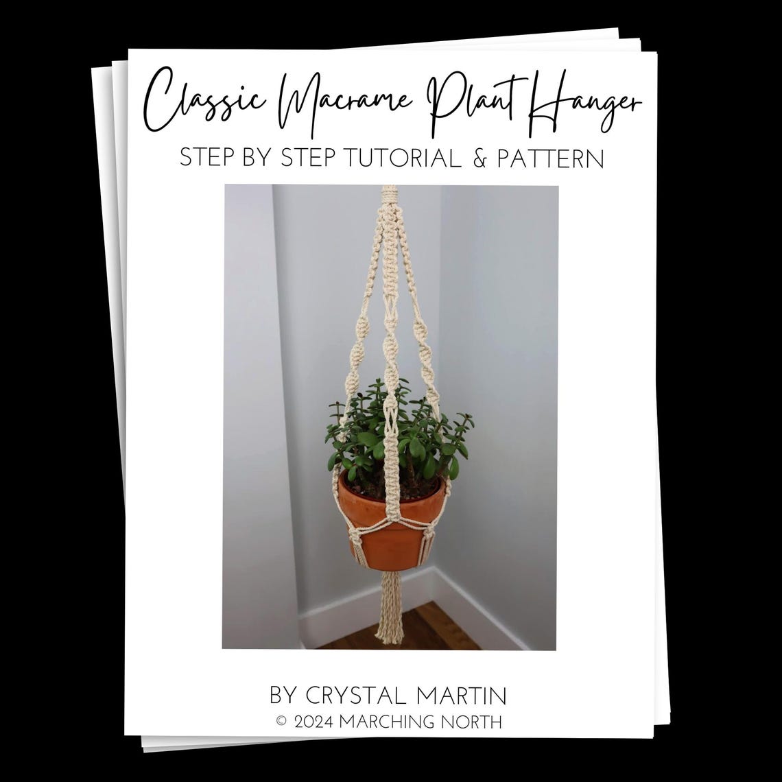 Classic Macrame Plant Hanger | *printable PDF Pattern* | Beginner ...
