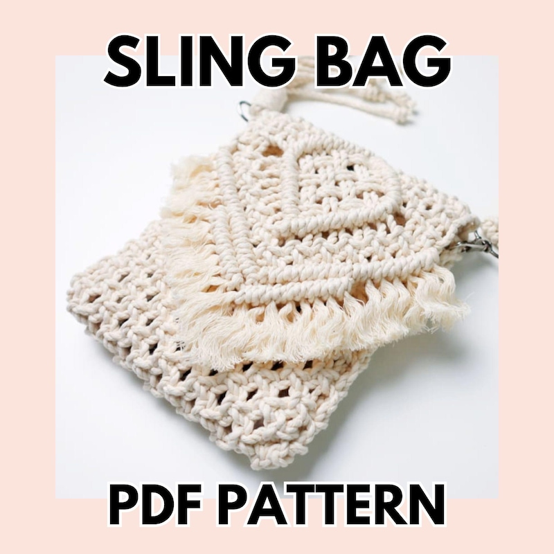Macrame Sling Pdf - Etsy