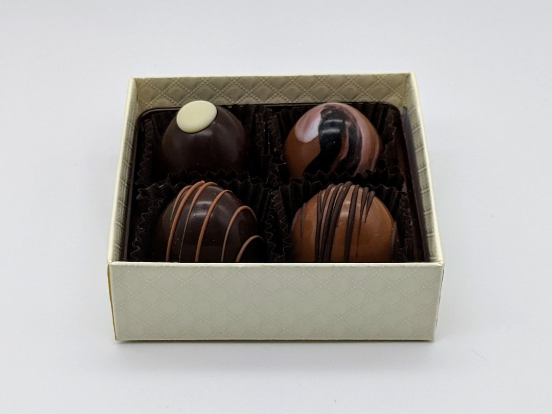 Signature Chocolate Truffle Gift Box, Birthday Gift, Chocolate Favors ...