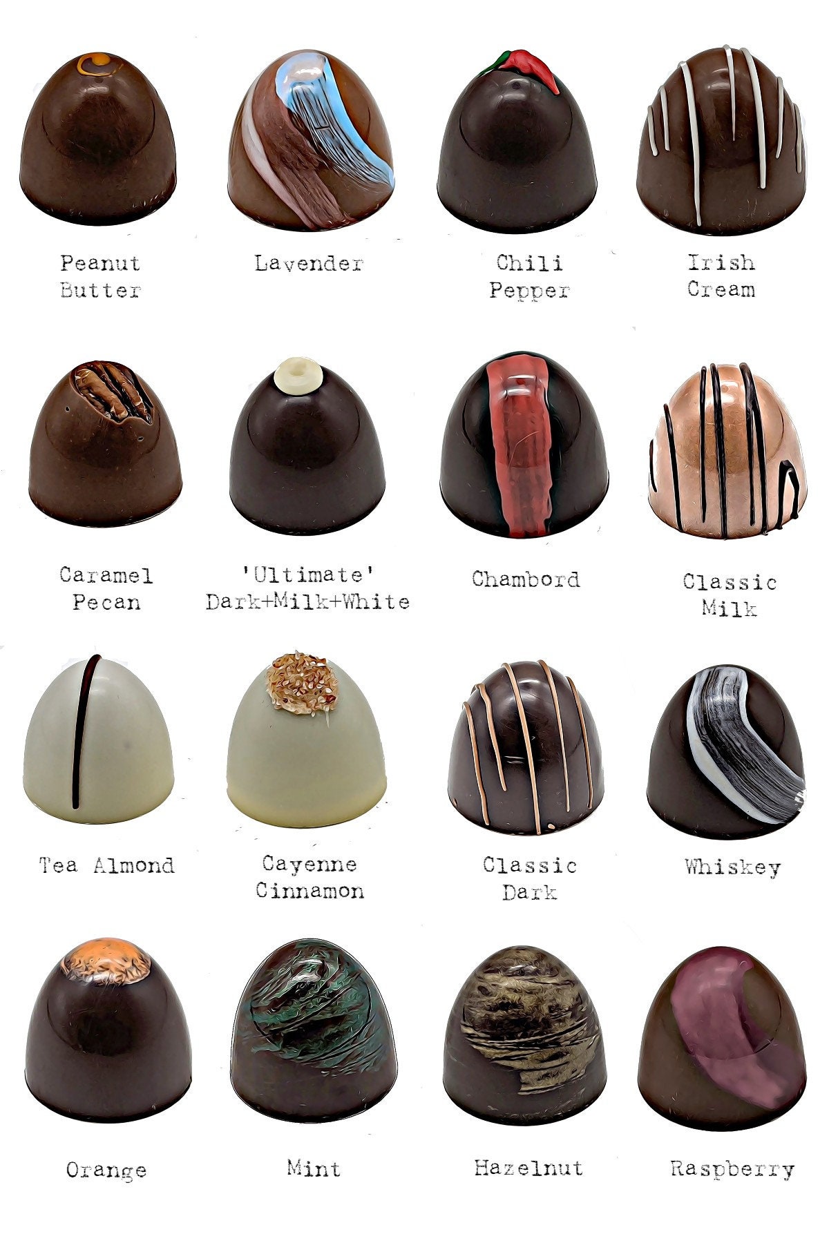 Signature Truffles, 12 pc box of handmade chocolates — Candies ...