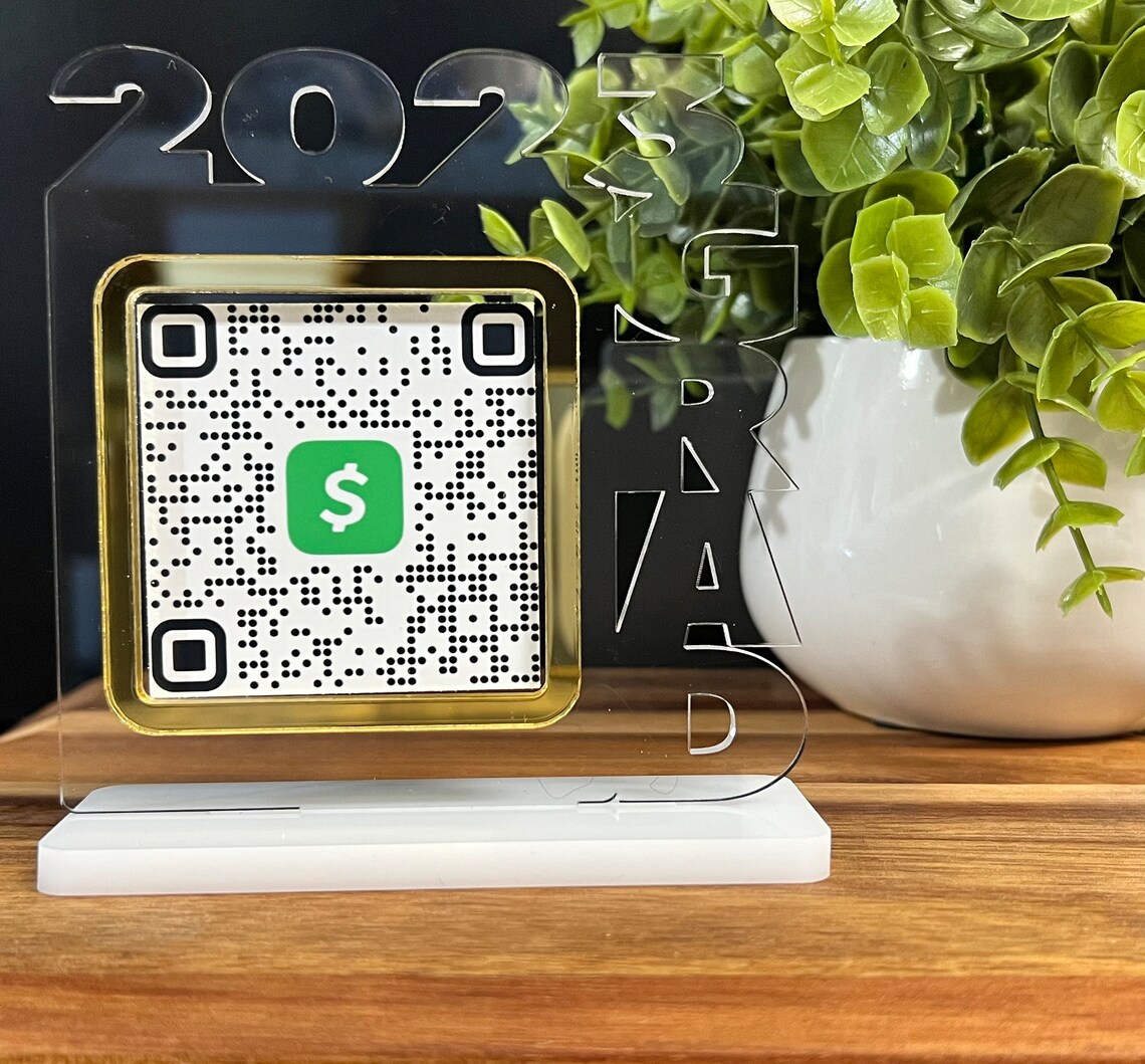 Graduation 2024 QR Code Plaque/ QR Code Scanner / Graduation Gift ...