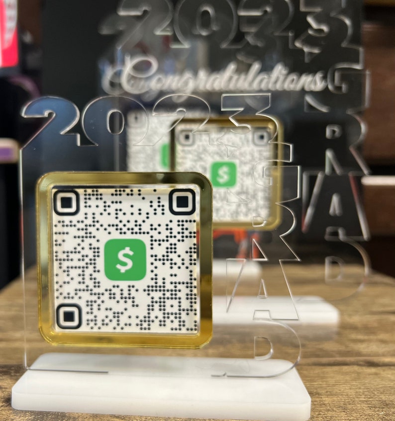 Graduation 2024 QR Code Plaque/ QR Code Scanner / Graduation Gift ...