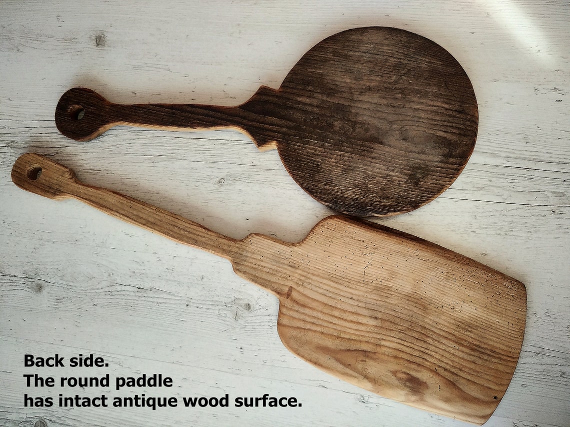 Wooden Pizza Peel Rustic Pizza Paddle Antique Style Oven | Etsy