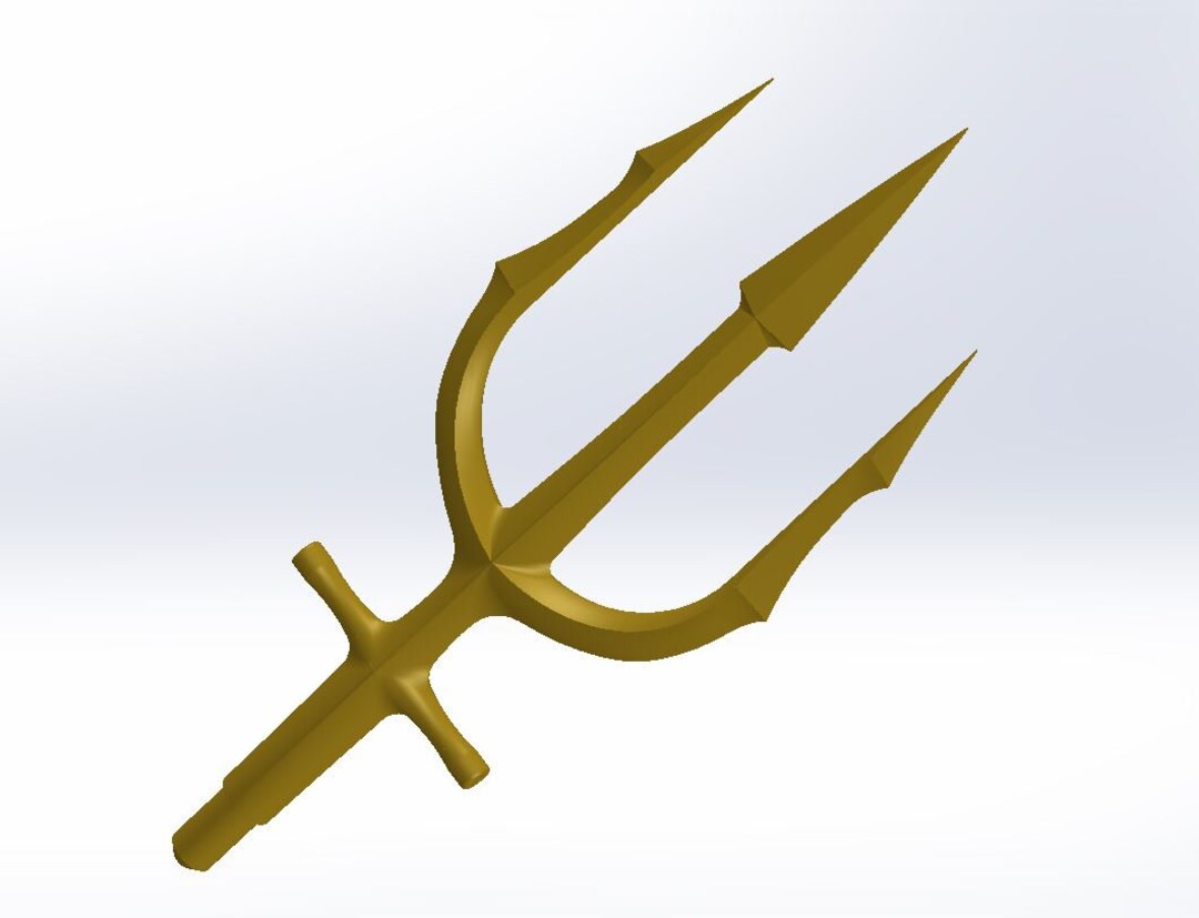 Aquaman Inspired Trident STL Files for 3D Printing - Etsy