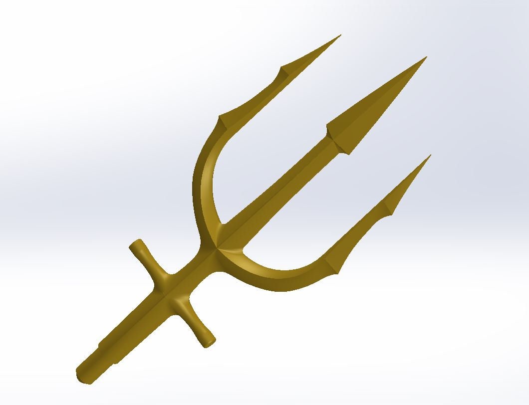 Aquaman Inspired Trident STL Files for 3D Printing - Etsy