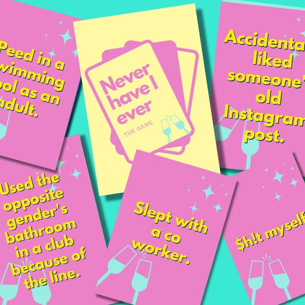Never Have I Ever Hens Game - Etsy