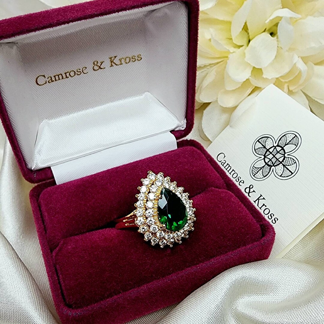 Camrose and Kross JBK Jackie Kennedy Collection Gold Tone Simulated ...