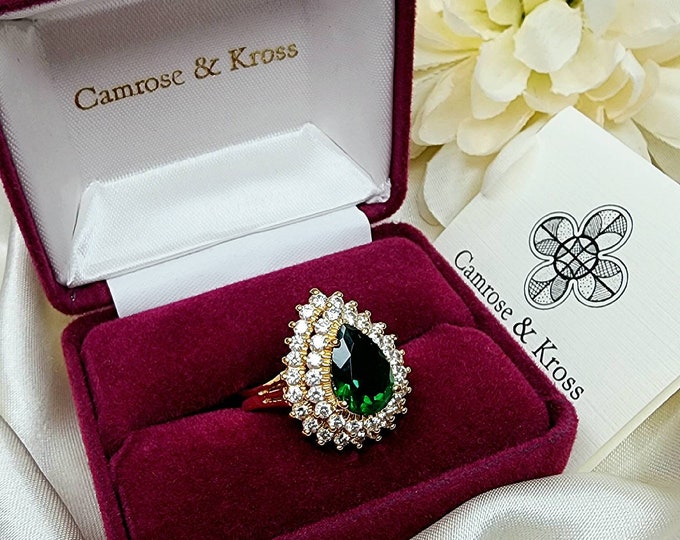 Camrose and Kross JBK Jackie Kennedy Collection Gold Tone Simulated ...