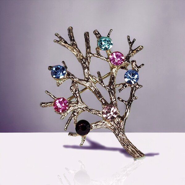Family Tree Brooch - Etsy