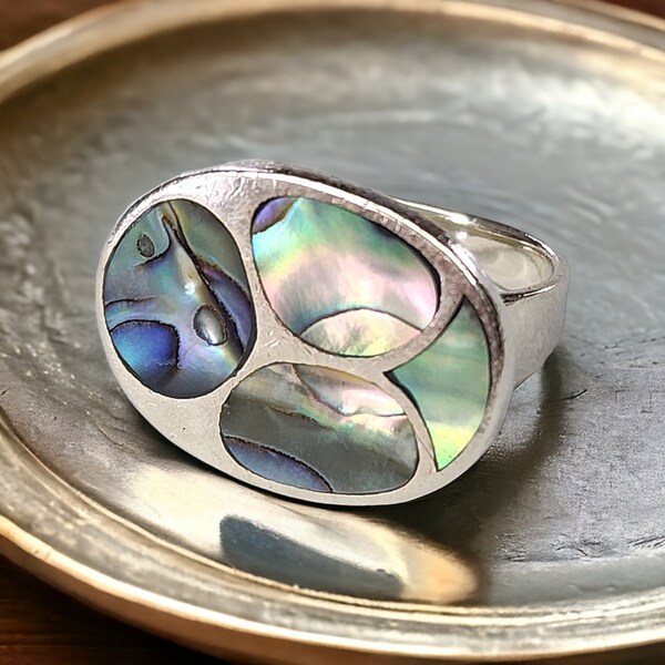 Abalone Ring - Etsy