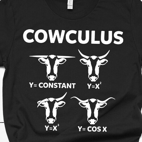 Engineer Math Teacher Cow Pun Men Women and Kids T-shirt - Etsy