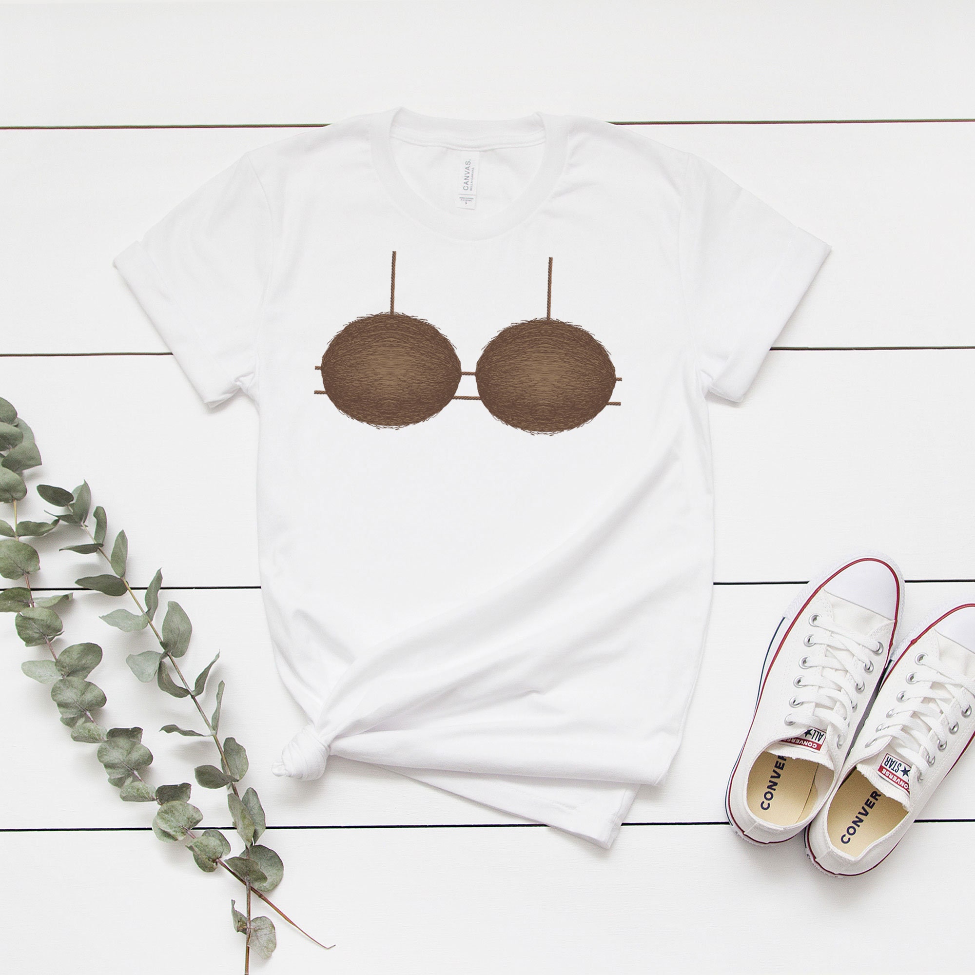 Coconut Shell Bra Hawaiian Bikini Costume Unisex and Women T - Etsy UK