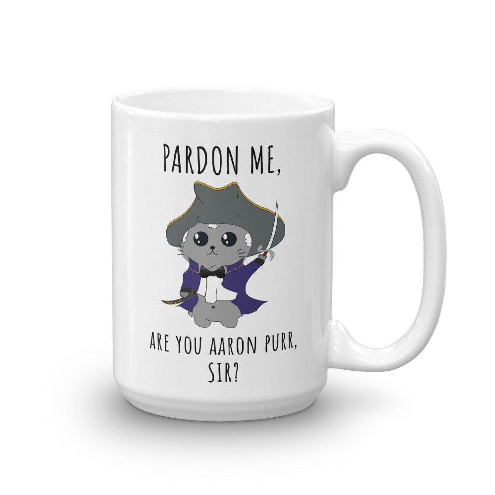 Alexander Hamilcat Mug Hamilton Cat Funny Mug Gift for | Etsy