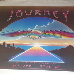 Journey Vintage Concert Poster - Etsy