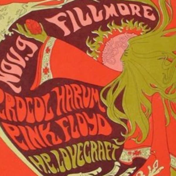 1987 Rick Griffin 'crying Eye Psychedelic Solution' Original Poster - Etsy