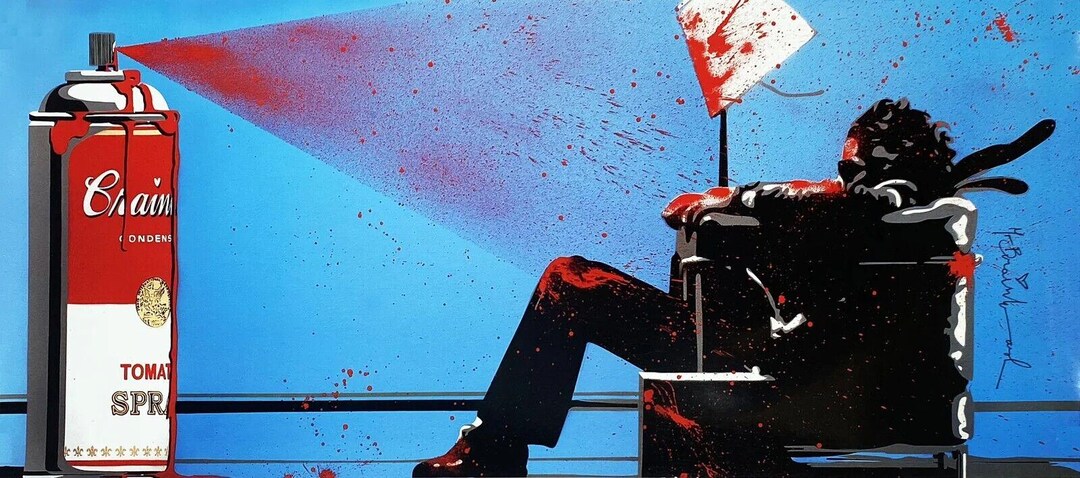 MR BRAINWASH Original Max Spray Memorex Lithograph Poster > 2010 - Etsy