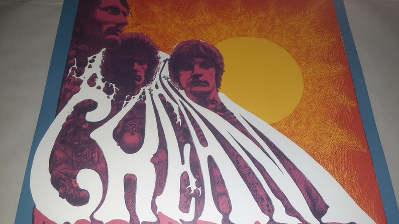 1968 Cream at Winterland Original Concert Poster by Lee Conklin 3rd ...