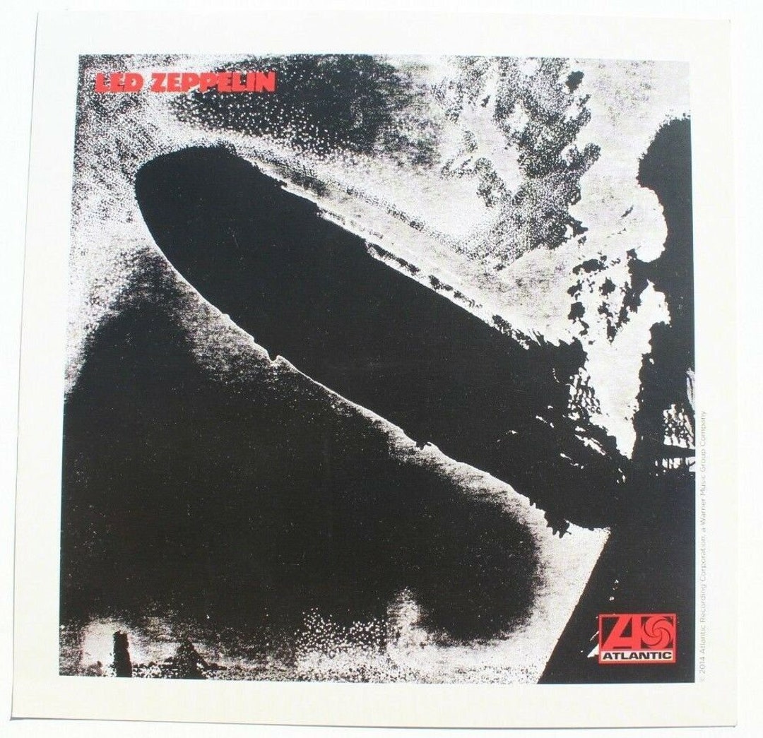 Led Zeppelin I Blimp Lithograph Promo Poster, Atlantic Records 2014 - Etsy