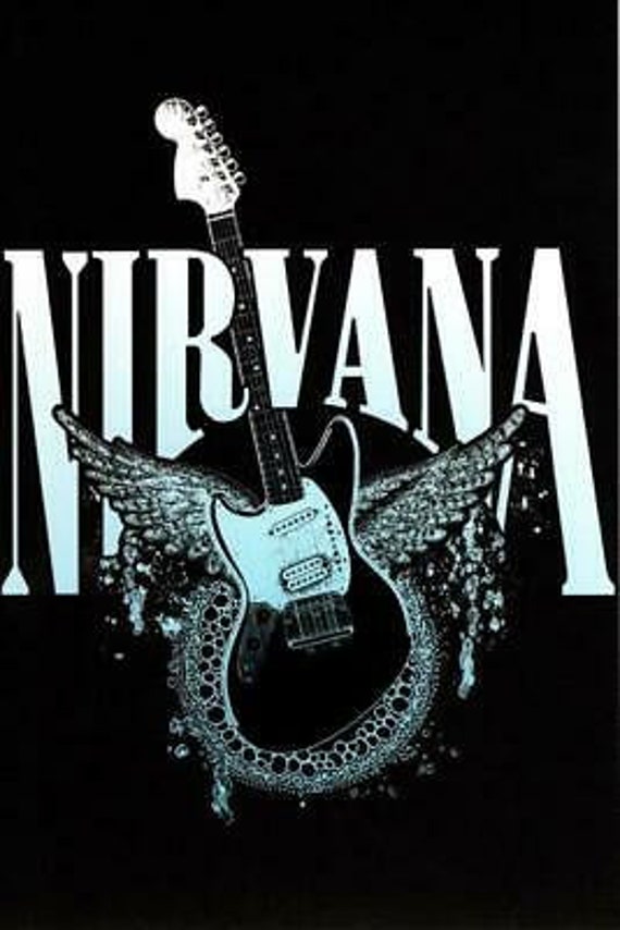 NIRVANA Officially Licensed Postcard Jag-stang Wings Motiff - Etsy