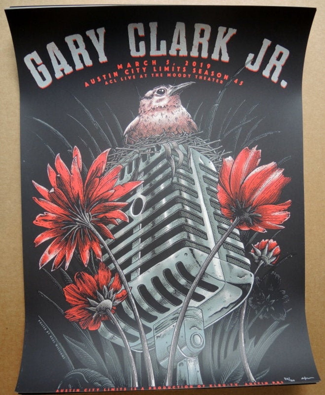 Gary Clark Jr. ACL Concert Poster, Signed & Numbered by Neil Williams ...