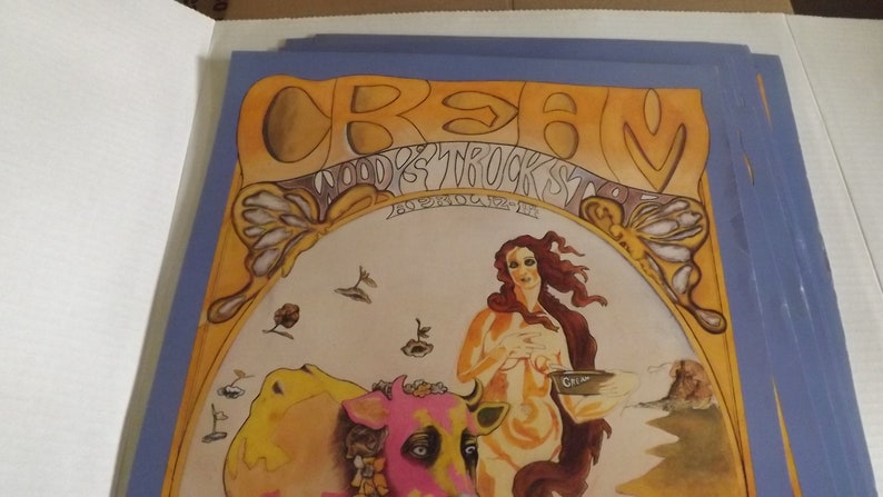 1968 Cream Original Concert Poster at the Electric Factory in | Etsy