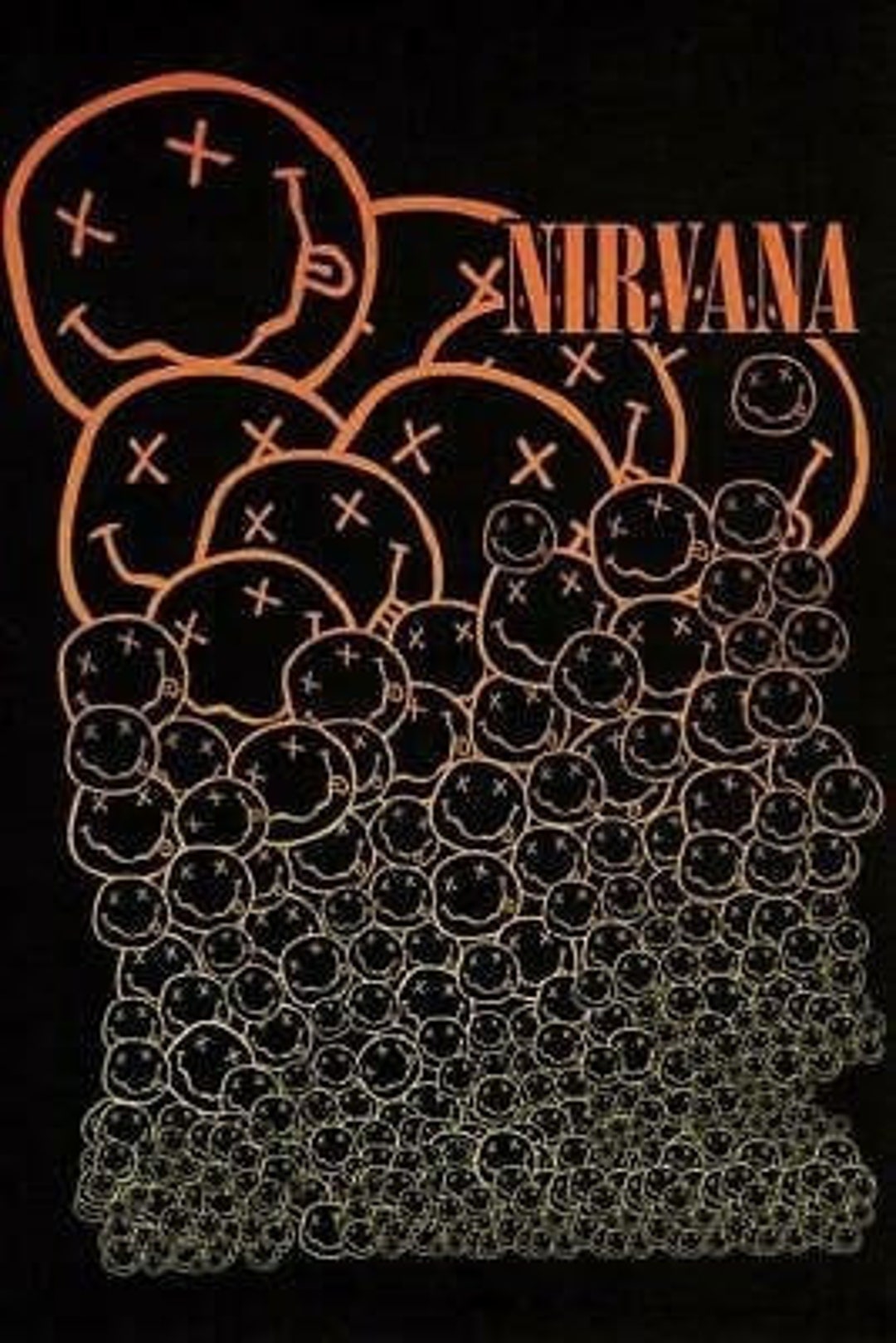 NIRVANA Officially Licensed Postcard - Many Smiles - Etsy