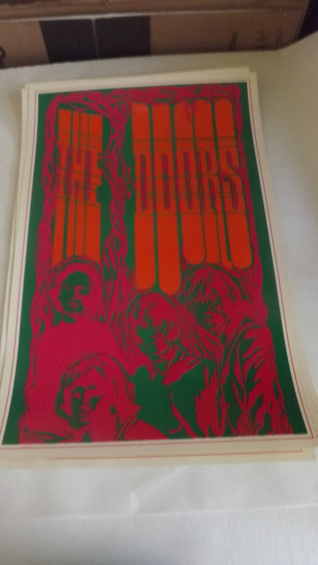 1967 the Doors Saladin Head Shop Original Concert Poster > Rare Offsett ...