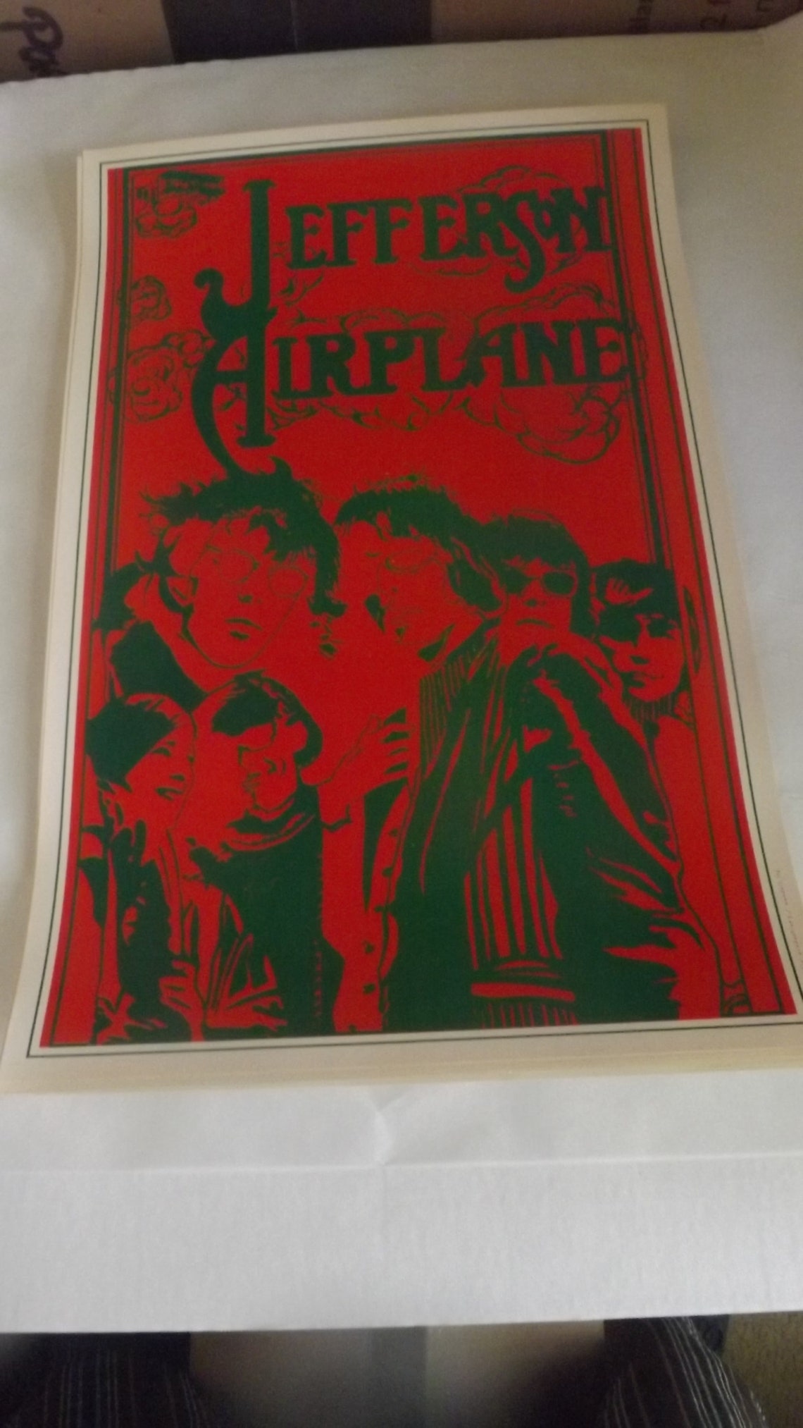 1967 Jefferson Airplane Lithograph Original Concert Poster at - Etsy