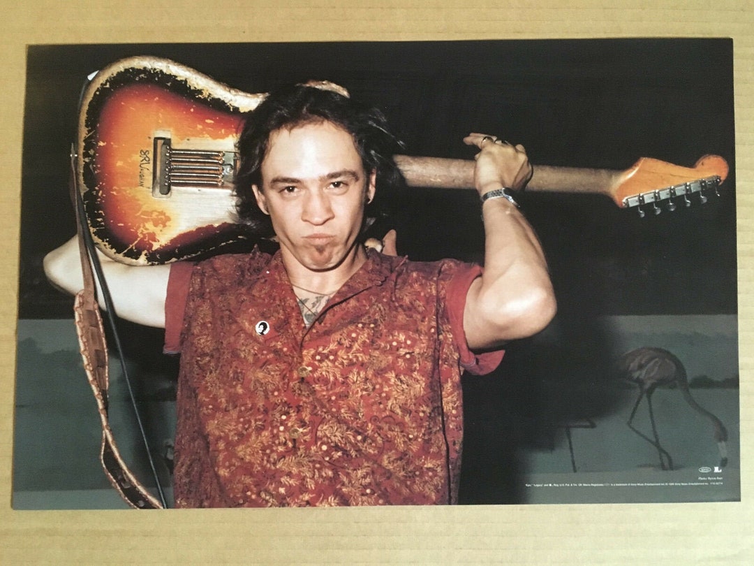 Stevie Ray Vaughan Promo Poster, SRV Essential CD, 2002 Lithograph - Etsy
