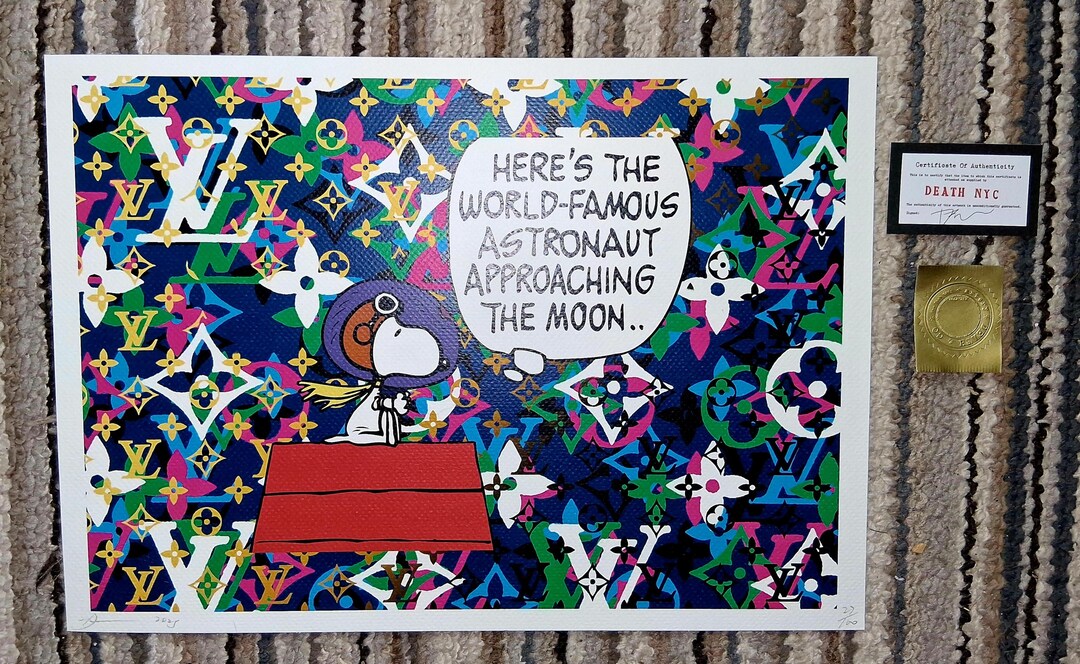 Death NYC Original Snoopy Red Baron Limited Edition Art Print, > Signed ...