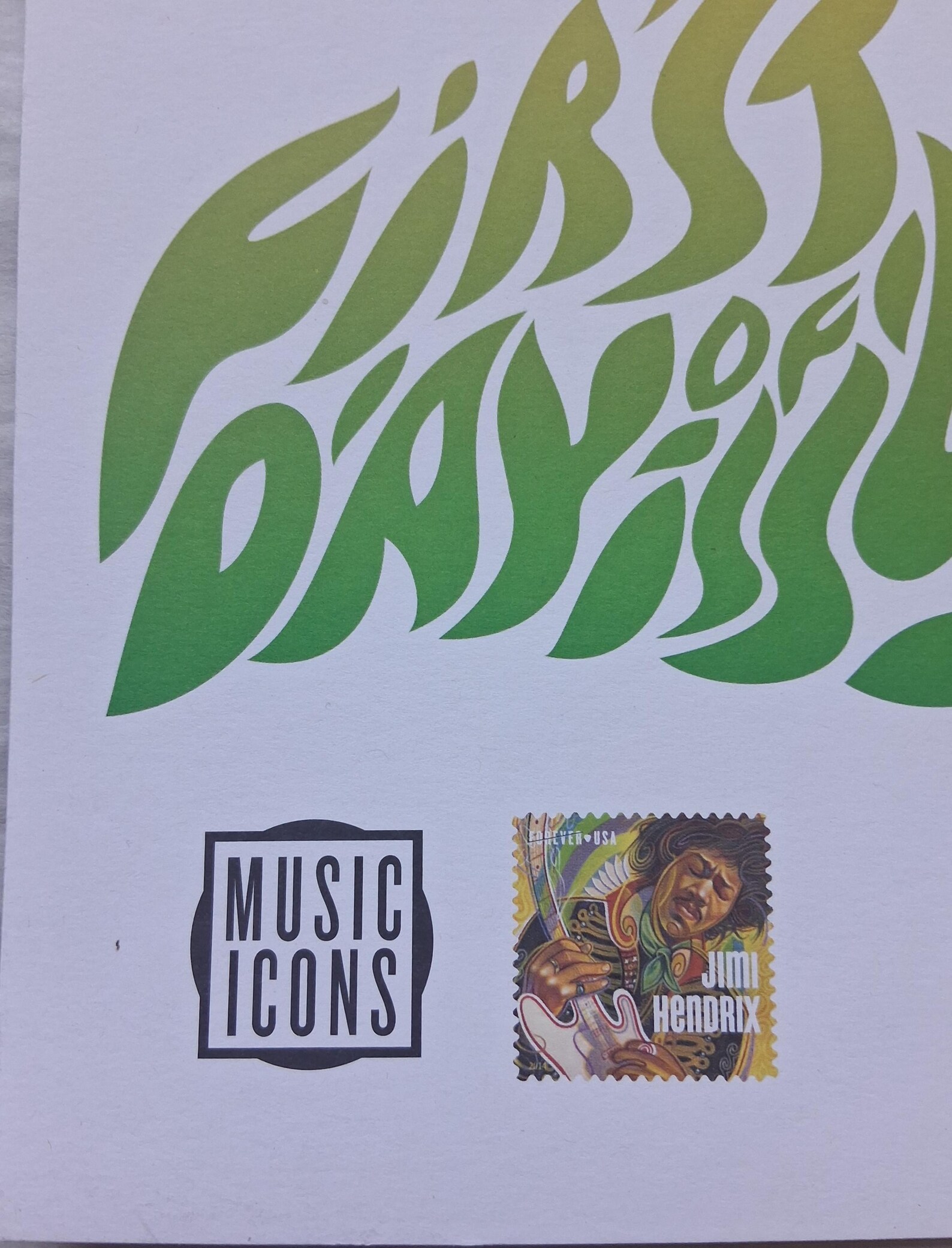 Jimi Hendrix USPS Poster, Music Icons, SXSW Austin TX (16x22) - Etsy