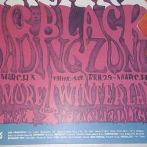 1968 Cream at Winterland Original Concert Poster by Lee Conklin > 3rd ...