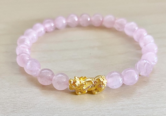 Pure rose quartz bracelet store