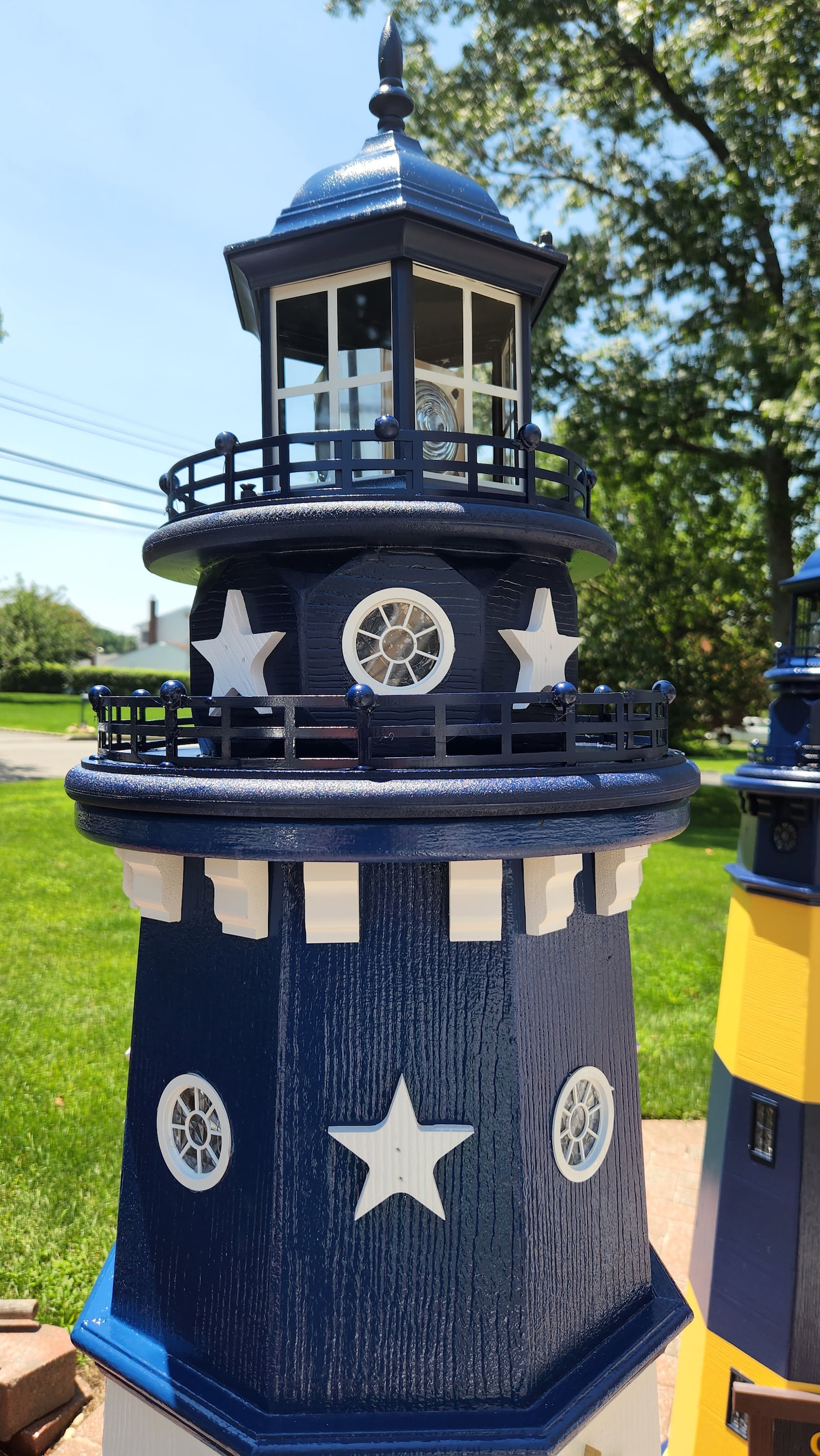 7 Foot Patriotic Lighthouse, God Bless America Lighthouse, Call for ...