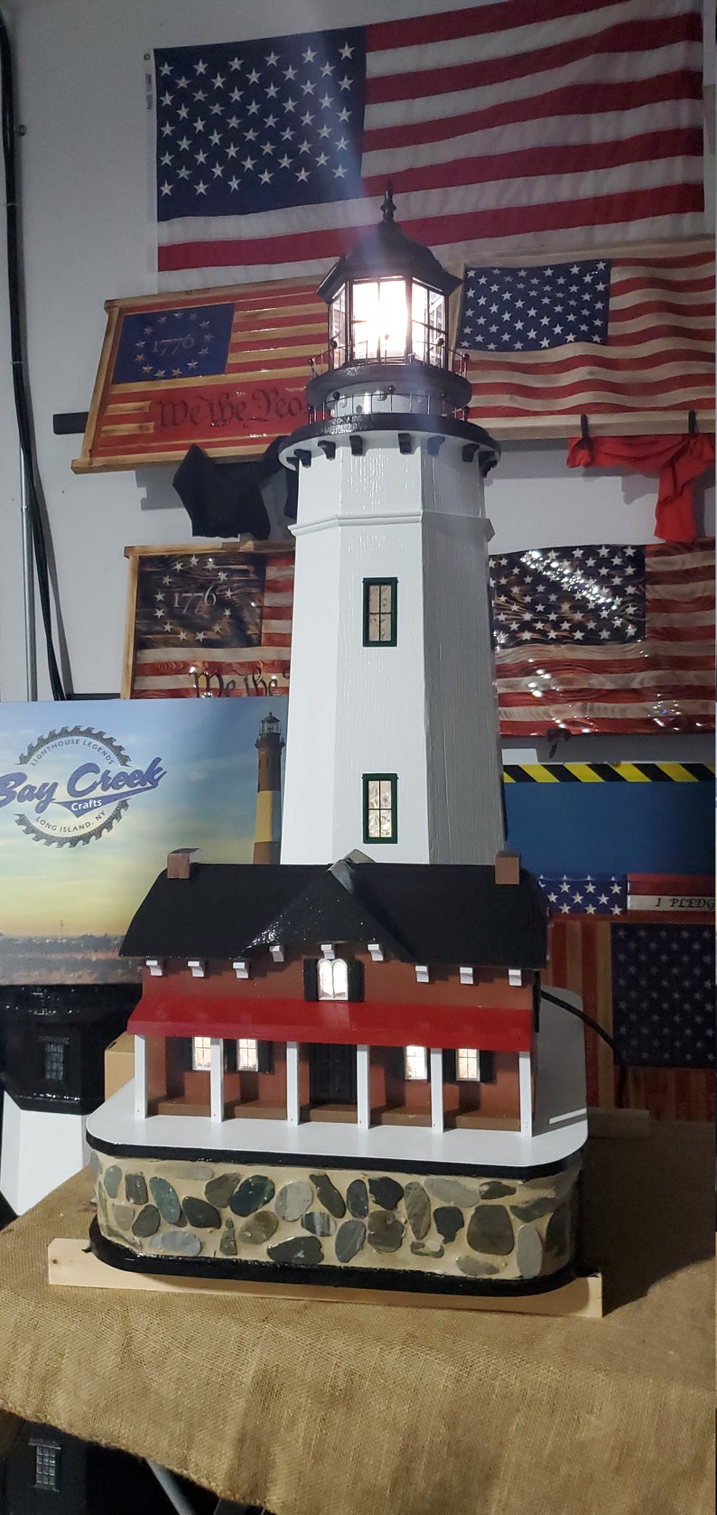 Replacement Lighthouse Top 12" Wide 16h"/solar Lighthouse Tops ...