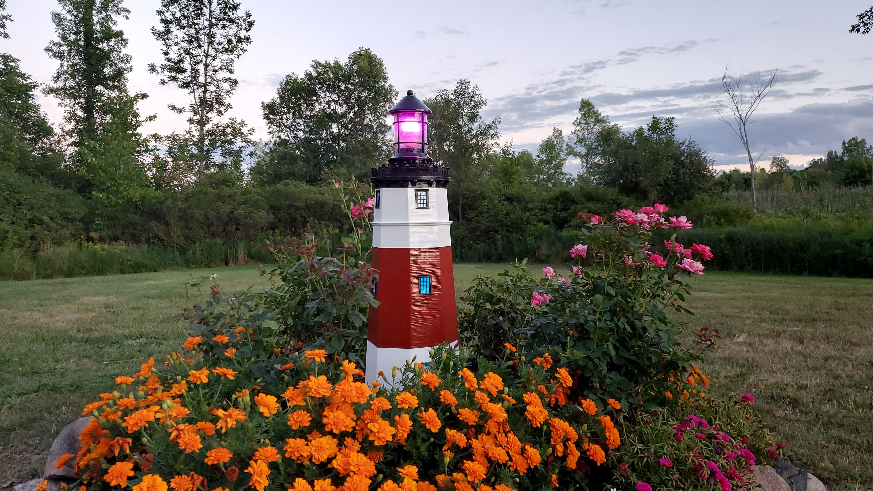Replacement Lighthouse Top 12" Wide 16h"/solar Lighthouse Tops ...