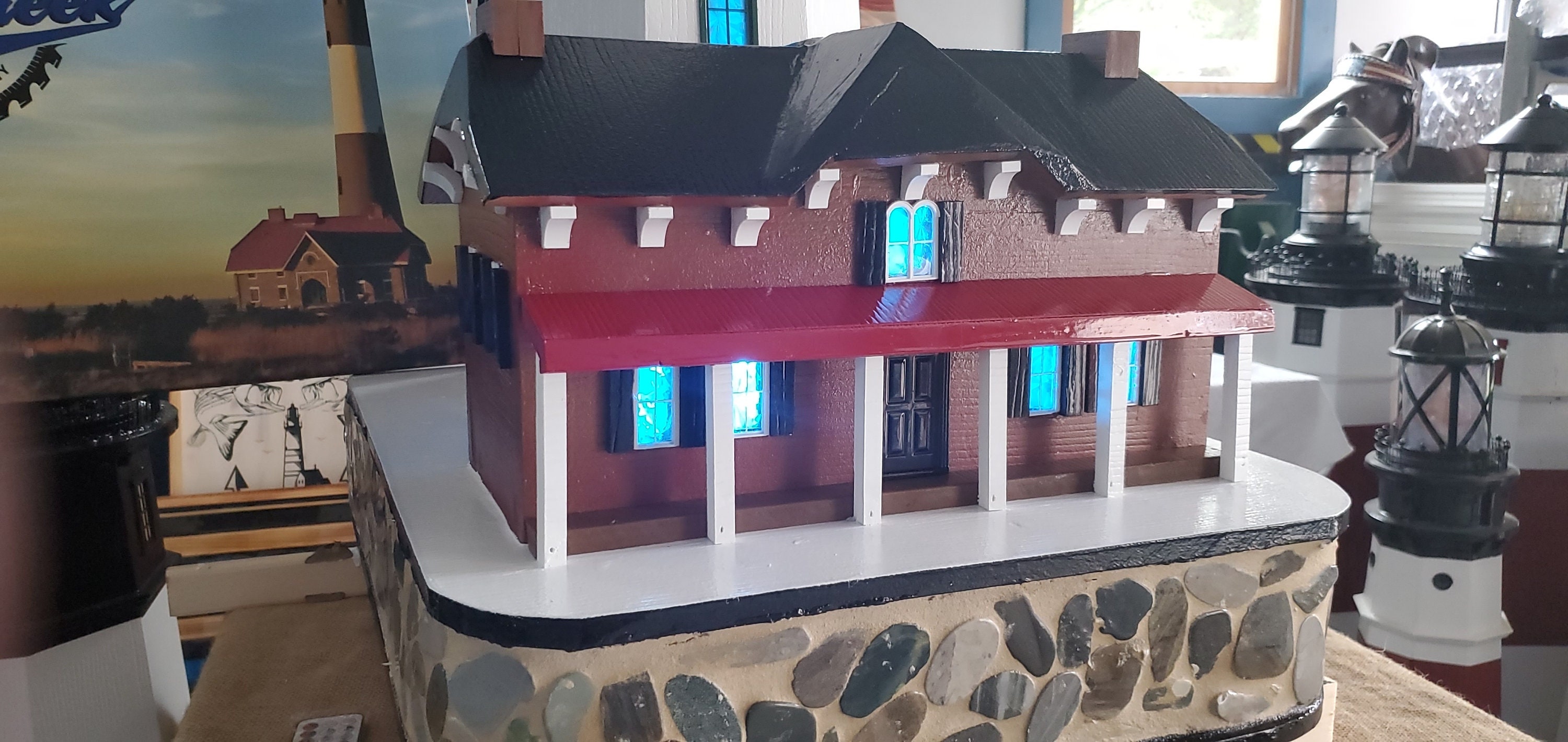 St Simons Island Custom Made Lighthouse/personalized Lighthouse/ Pick ...