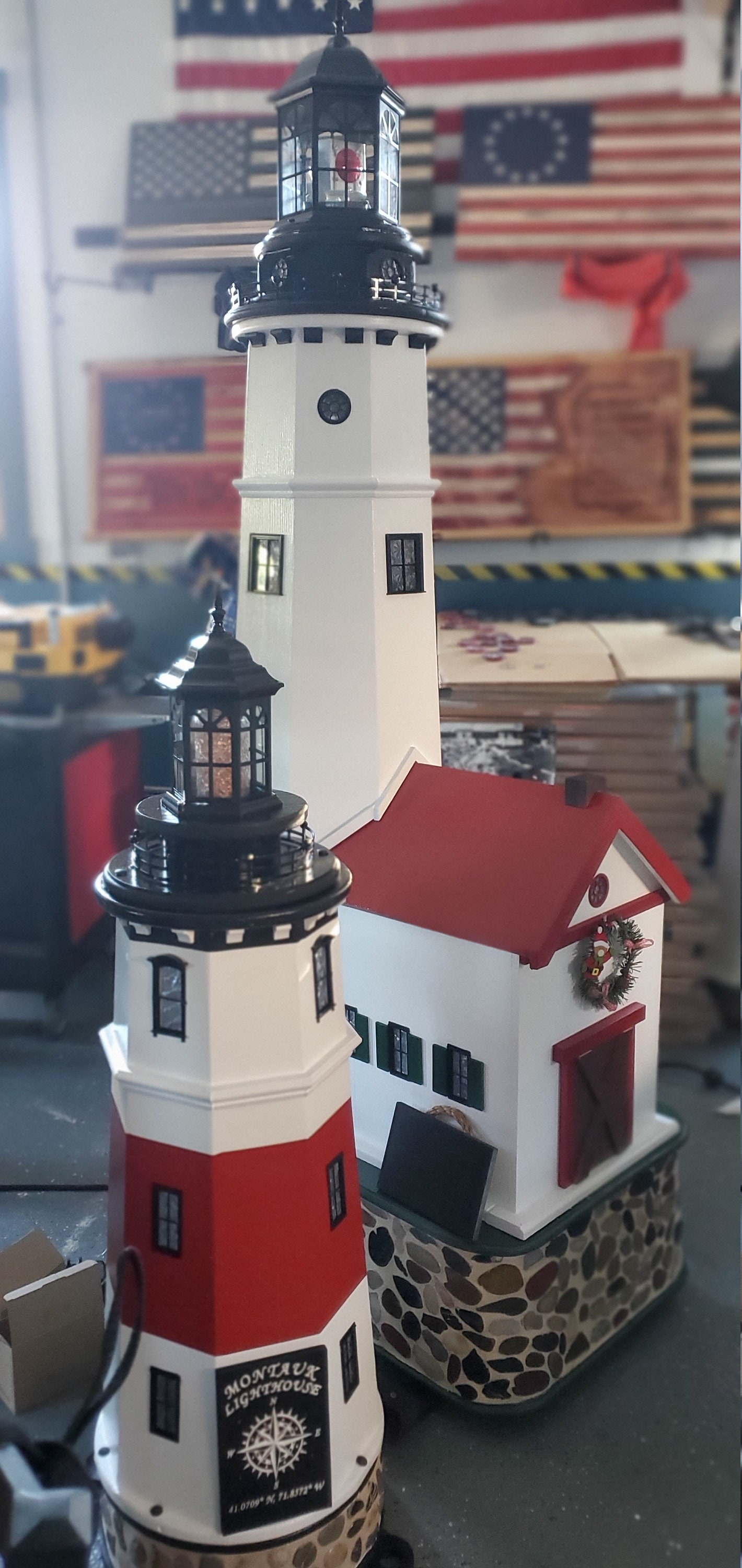 Custom Built Lighthouses 7 and 8 Feet Starting at 999. Contact - Etsy