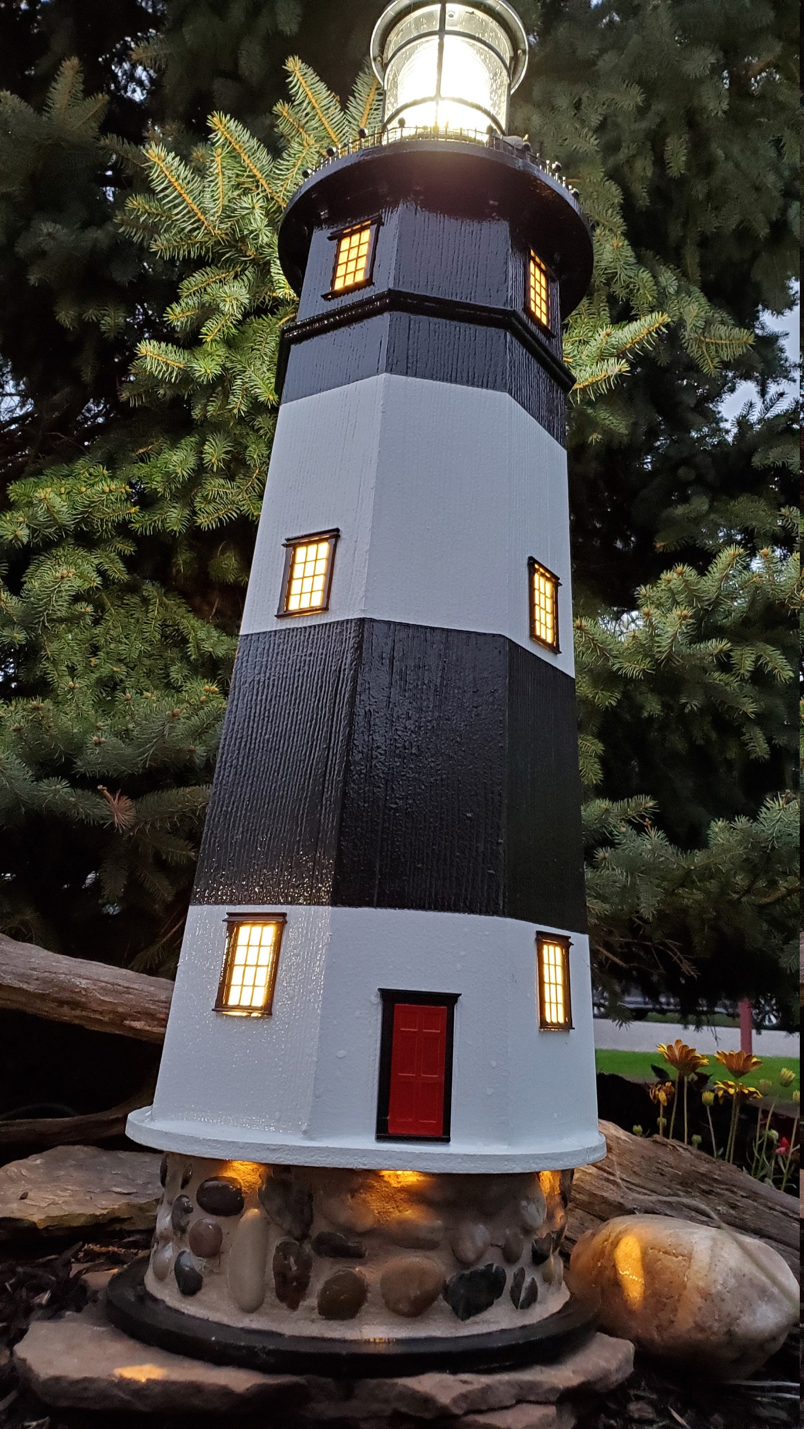 4 Foot Fire Island Solar Lighthouse. Available in Led Color - Etsy
