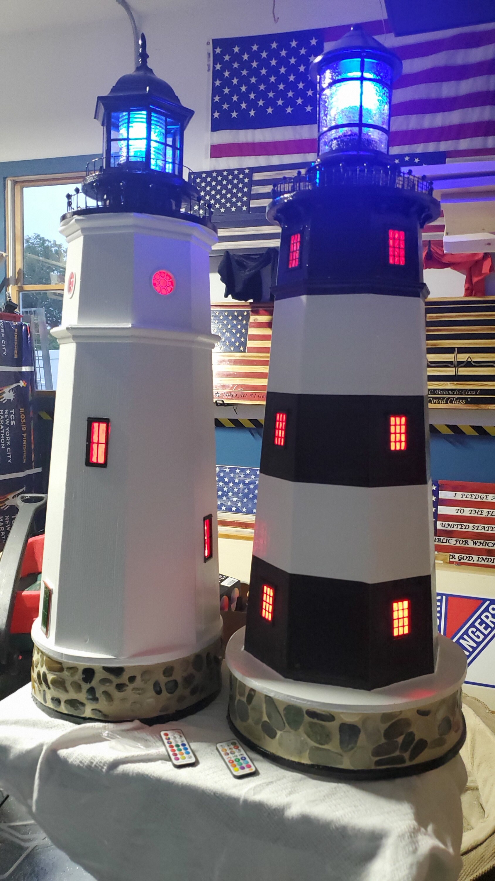 Replacement Lighthouse Top 12" Wide 16h"/solar Lighthouse Tops ...