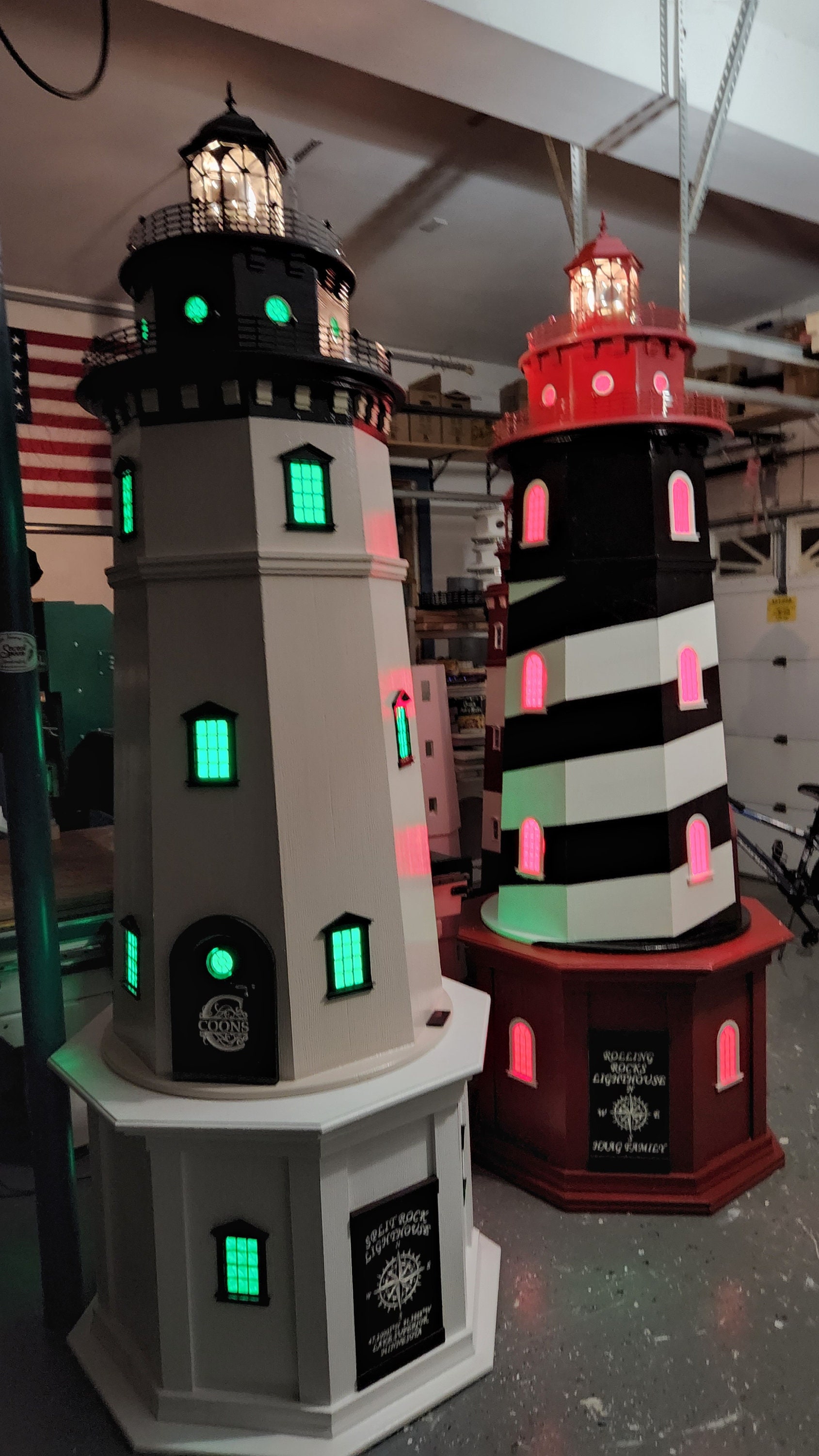 Custom Built Lighthouses. 10 Foot Plus. Starting at 1799. Made to Order. All PVC ,weather ...