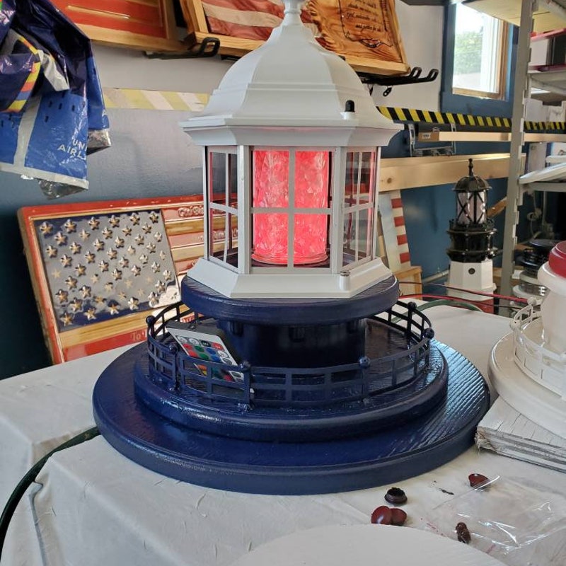 Solar Lighthouse - Etsy