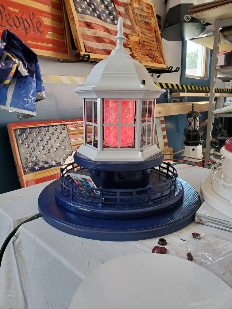 Replacement Lighthouse Top 12" Wide 16h"/solar Lighthouse Tops ...