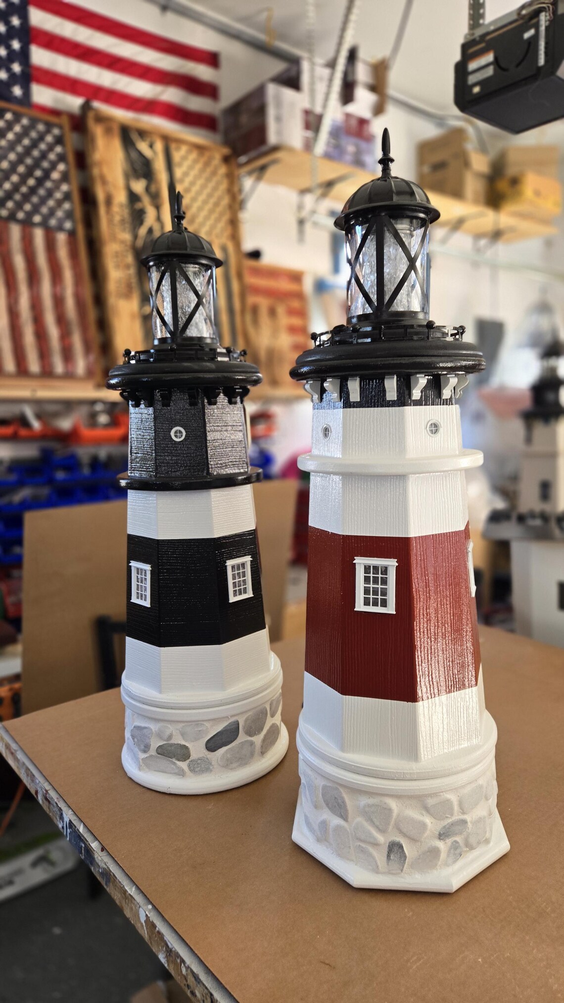 Custom Built Lighthouses Solar or Electrical Weatherproof - Etsy