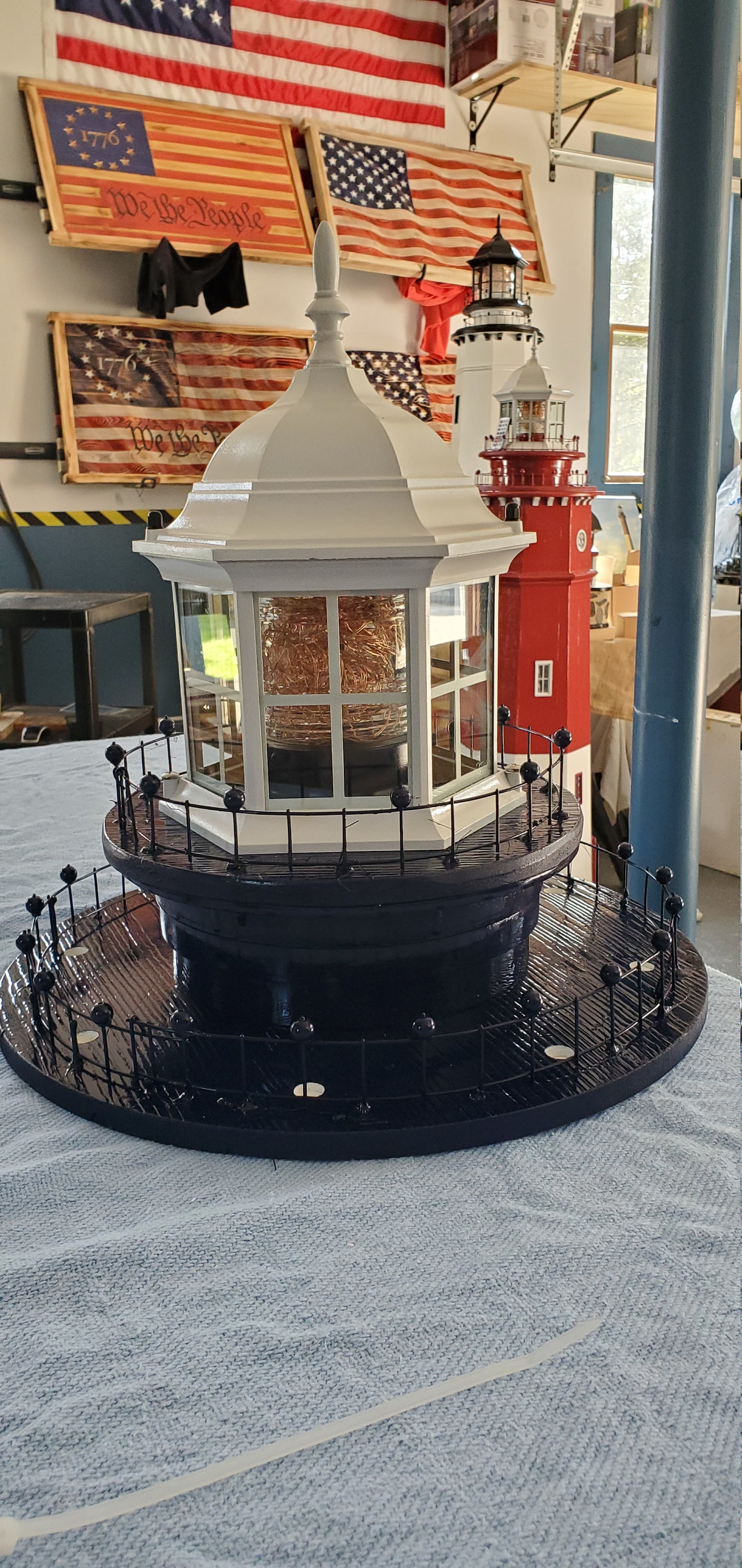 Replacement Lighthouse Top 14" Custom/solar Lighthouse Tops/ Lighthouse ...