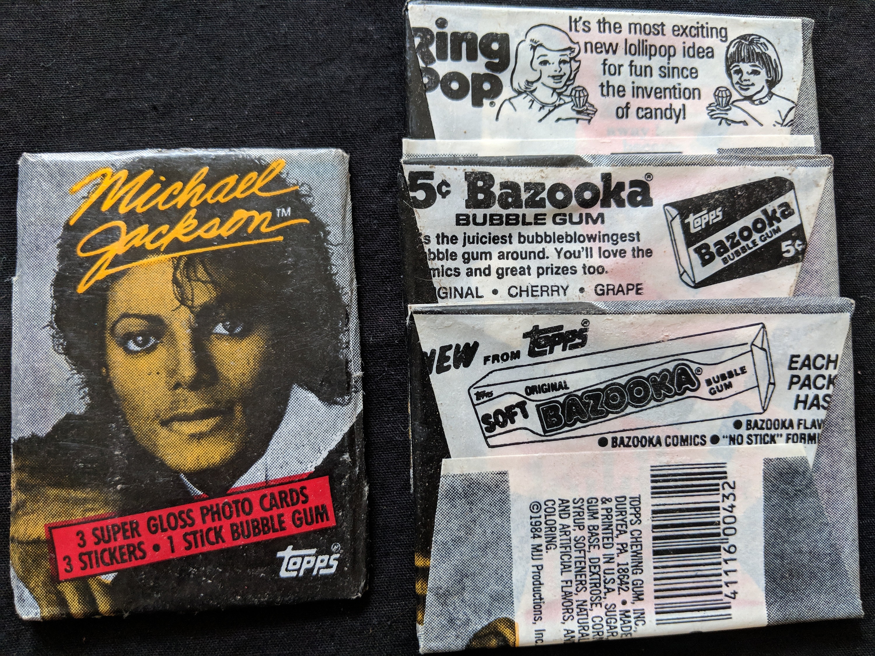 Michael Jackson Topps Trading Cards - Etsy