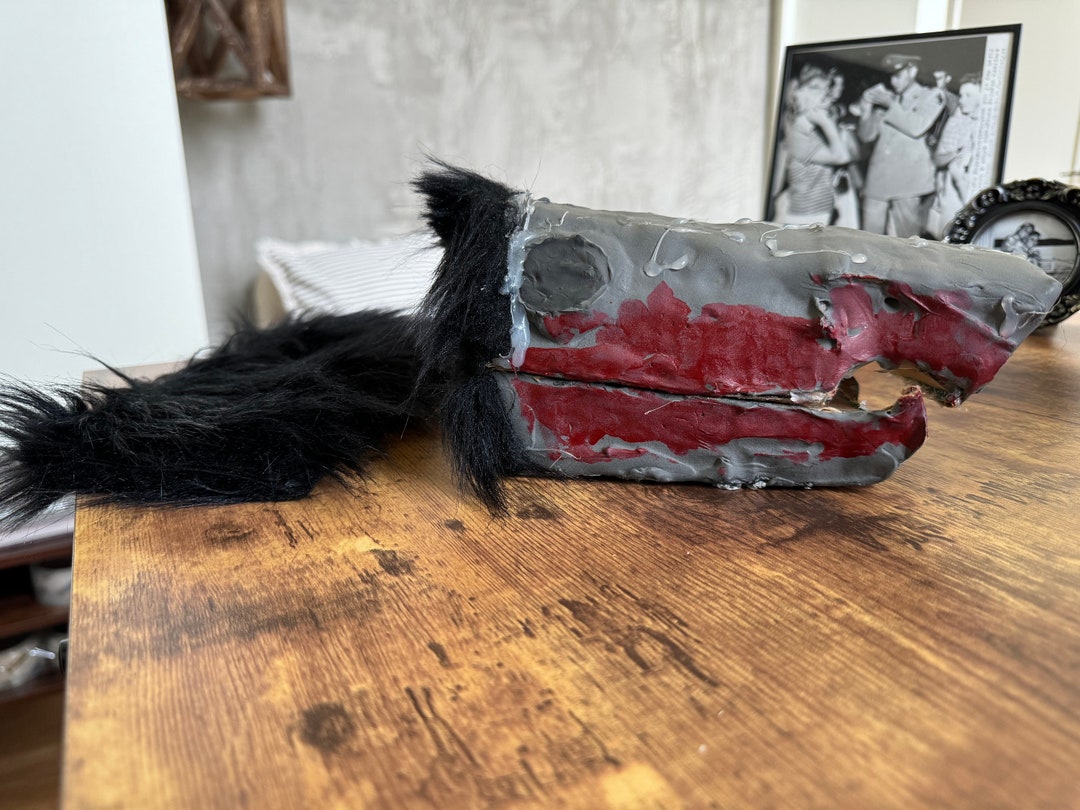 Handmade Cardboard/clay Dragon Puppet, Named wendigo - Etsy