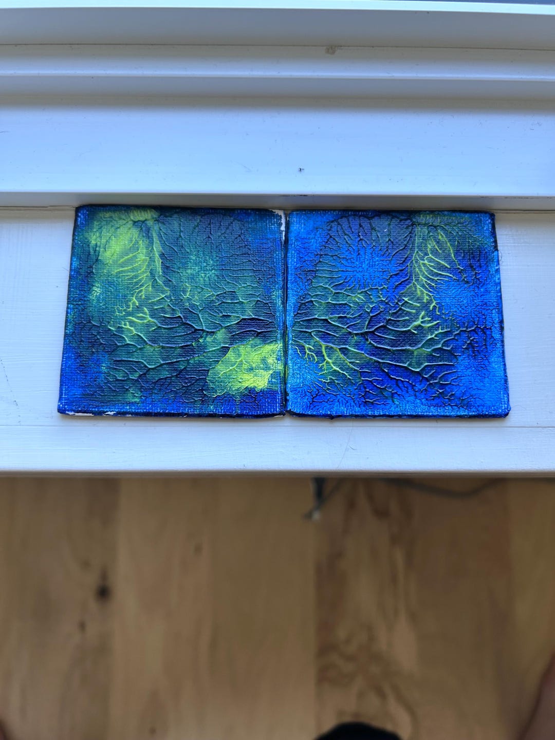Hand-painted Set of Tree Branches 4x4 In. - Etsy